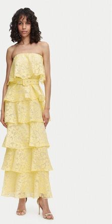 Access Fashion Abendkleid 63-3388-0291 Gelb Regular Fit