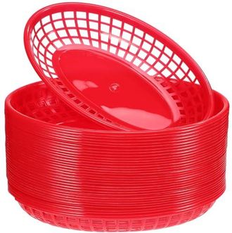 Luxshiny Panier De Fruits En Plastique 32 Pi&egrave;ces Pour Cuisine Et Maison Rangement Simple Et Pratique Pour Fruits Bonbons Et Petits Objets Facile &Agrave; Nettoyer 8.9