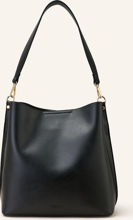 Seidenfelt Manufaktur Beuteltasche Lilla Ro Medium schwarz