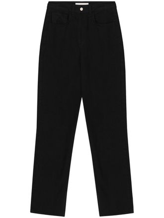 Áeron jean Kato à coupe droite - Noir