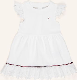 Tommy Hilfiger Kleid Aus Lochspitze weiss