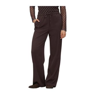 Object Objlisa Tie Wide Pant - - Trousers - Damen - Braun - S