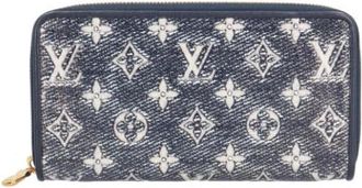 Louis Vuitton unisex, Pre-owned, Bleu, Taille: ONE Size Portefeuille long vintage Monogram doccasion