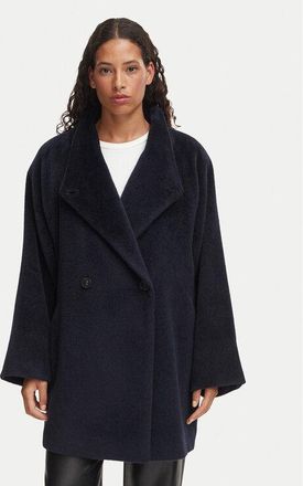 Marella Wollmantel Edita 2623086141 Dunkelblau Regular Fit