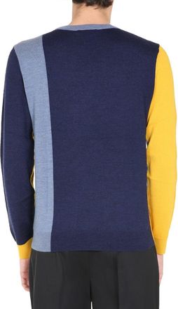 J.W.Anderson Merino Wool Crew Neck Sweater - Blue
