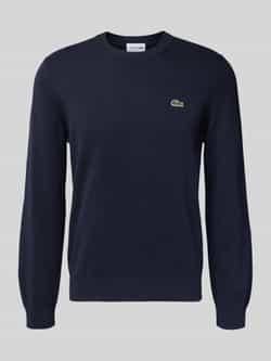 Lacoste Regular Fit Strickpullover aus Baumwoll-Mix