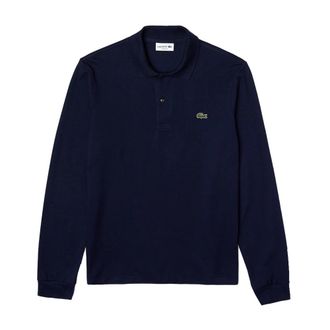 Lacoste Klassisches Langarm-Poloshirt L.12.12 - - Tops - Herren - Blau - L