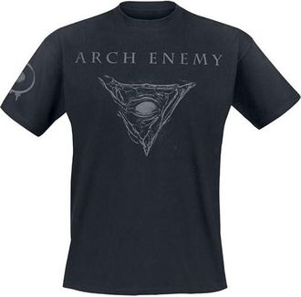 Arch Enemy Demon Skull Homme T-Shirt Manches Courtes Noir 4XL 100% Coton Regular/Coupe Standard