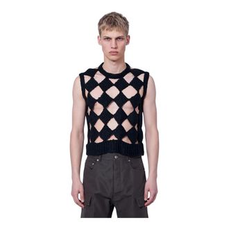 Rick Owens Sarutanya Tank Top - - Knitwear - Herren - Schwarzk - M