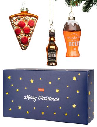 Soxo Lustige Weihnachtskugeln Glas Weihnachtsbaum Deko Weihnachten Geschenk Hochzeit Alkohol Weihnachtskugeln