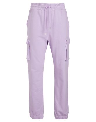 8 by YOOX ORGANIC COTTON PULL-ON TAPERED CARGO SWEATPANTS