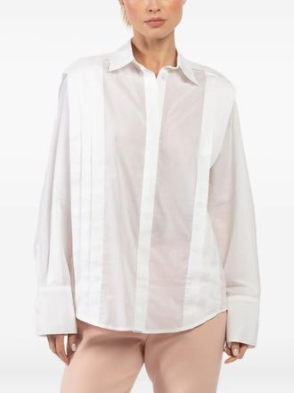 Smythe Hemd mit Faltendetail - Weiß