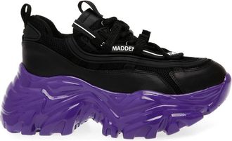 Steve Madden Femme, Chaussures, Noir, Taille: 35 1/2 EU Scarpe Stringate Profilo Basso