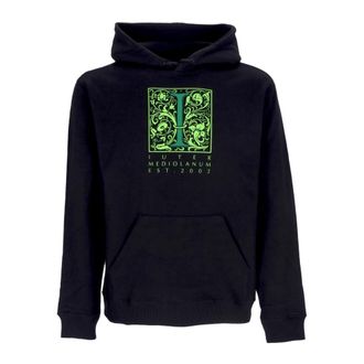 Iuter Schwarzer Hoodie mit K&auml;ngurutasche - - Sweatshirts & Hoodies - Herren - Schwarzk - XL
