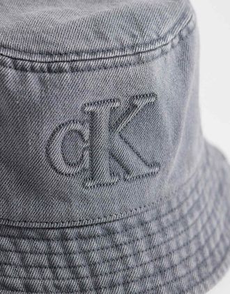 Calvin Klein Bob en jean - Gris d&eacute;lav&eacute;