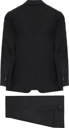 Tom Ford Grand Overcheck Suit - Black