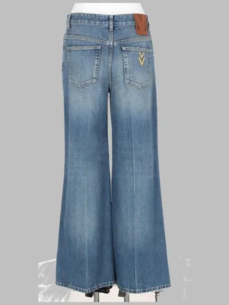 Valentino Cotton Denim Jeans - Blue