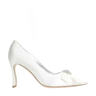Manolo Blahnik Femme, Chaussures, Blanc, Taille: 38 EU Apius gala hydra 090