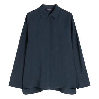 Max Mara Femme, Blouses et Chemises, Bleu, Taille: 42 FR 004 Classic Shirt