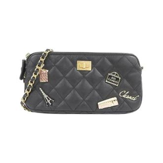Chanel Pre-owned Calfskin Chain Wallet - - Pre-owned - Damen - Schwarzk - ONE SIZE
