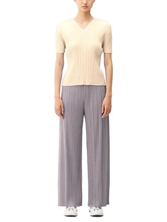 Issey Miyake Pleated Polyester Blouse