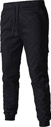 Generic Pantalon de survêtement pour homme - Léger - Anti-transpiration - Avec plusieurs poches - Très élastique - Cordon de serrage - Confortable - Pour lext