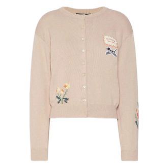 Max Mara Damen, Strickwaren, Beige, LGr&ouml;&szlig;e