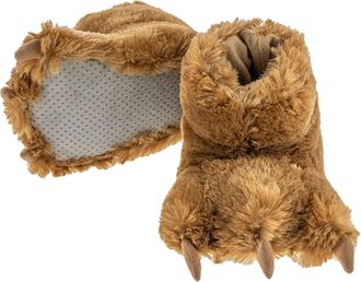 Lazy One Tierpfoten-Hausschuhe für Kinder und Erwachsene, lustiges Kinderkostüm, gemütlich und pelzig, Large