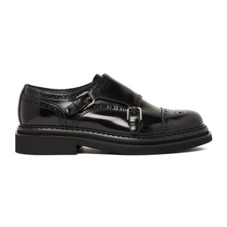 Dolce & Gabbana Homme, Chaussures, Noir, Taille: 45 EU Chaussures Monk