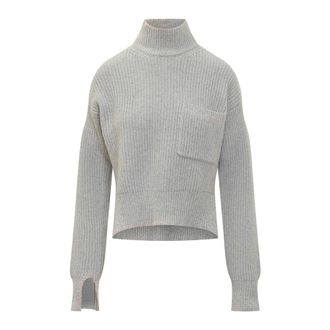 Marni Turtleneck Pocket Sweater - - Knitwear - Damen - Grau - M