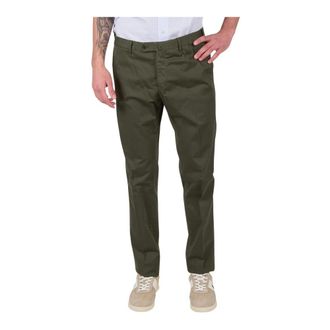 Pantaloni Torino Gr&uuml;ne Slim Stretch Baumwollhose - - Trousers - Herren - Gr&uuml;n - L