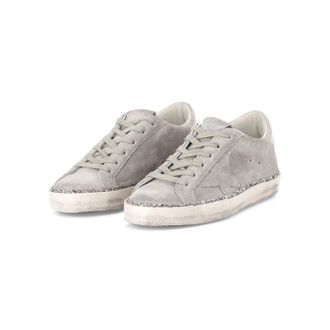 Golden Goose Low-Top Sneaker - Sneaker Super Star - Gr. 36 (EU) - in Grau - f&uuml;r Damen