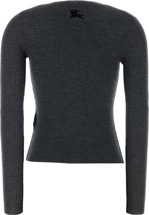 Burberry Greymelange Exterior: Cashmere Maglieria Sweater