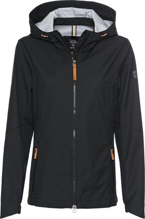 Camel Active Damen Softshell Jacke aus recyceltem Polyester Schwarz, womenswear-42