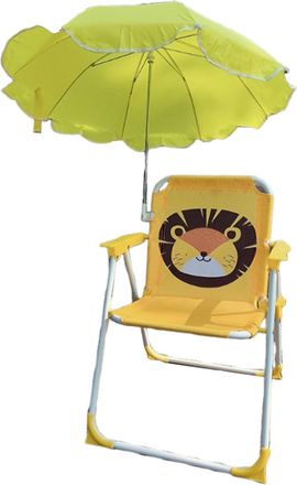 Generico Strandstuhl mit Sonnenschirm, Klappstuhl f&uuml;r Rasen und Camping, mit Sonnenschutz, winddichter Sitz mit Sonnenschutz f&uuml;r Outdoor-Aktivit&auml;ten, Reisen, G