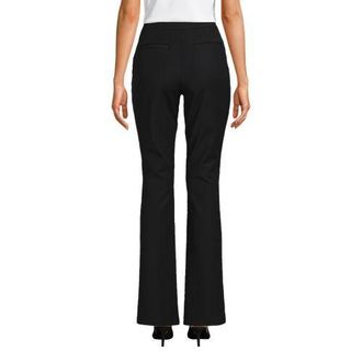 Lands End High Waist Bootcut-Hose, Damen, Größe:38 regular, Schwarz, Baumwoll-Mischung/Nylon-Mischung, by Lands End