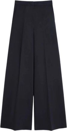 Max Mara Femme, Pantalons, Bleu, Taille: 30 FR Wide Pantalons