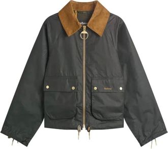Barbour Femme, Vestes, Vert, Taille: 38 FR Marron Wax Jacket