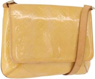 Louis Vuitton Sac bandouli&egrave;re vintage en cuir verni Pre-owned - Femme - Pre-owned - Jaune - Taille: ONE Size