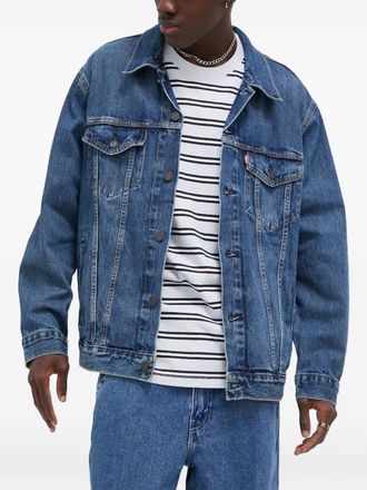 Levi's Hemdjacke mit gekn&ouml;pften Taschen - Blau