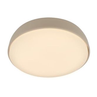 Briloner Plafonnier LED avec lumi&egrave;re blanc chaud, 10W, 1200lm, salon, chambre, luminaire plafonnier, cuisine, 28,5x7,6 cm, beige