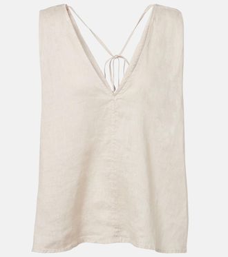 Velvet Top Renna aus Leinen