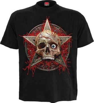 Spiral Creeping Curse - T-Shirt Homme T-Shirt Manches Courtes Noir XL