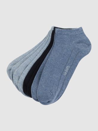Camano Sneakersocken mit Rippenb&uuml;ndchen im 7er-Pack Modell Soft