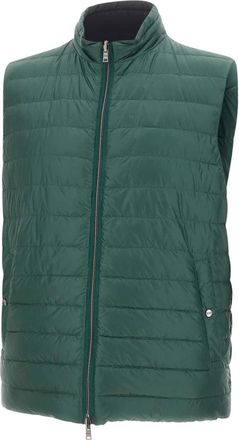 Herno Homme, Vestes, Vert, Taille: XL Gilet R&eacute;versible en Nylon
