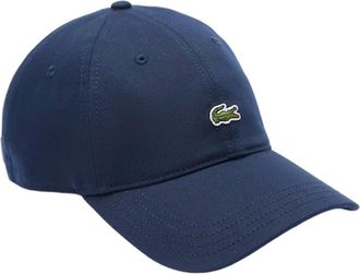 Lacoste Homme, Accessoires, Bleu, Taille: ONE Size Small Logo Unstructured Cap