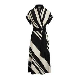 Ralph Lauren Wickelkleid - - Dresses - Damen - Schwarzk - 2XS