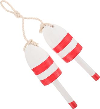 BESTOYARD Mediterraner Holz-wandschwimmer Nautisches Hänge-Float Aus Holz Mediterrane Wanddekoration Vintage-hänge-Float Aus -wandschwimmer Für Wohnzimmer