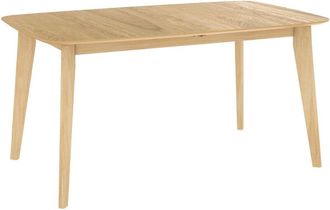 Rendez-Vous D&eacute;co Rendez-vous D&eacute;co - Table rectangulaire 4/6 personnes extensible en bois clair 150/180 cm - oman