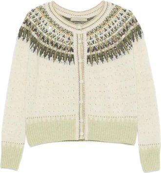 Ermanno Scervino Femme, Pulls, Multicolore, Taille: 40 FR Cardigan